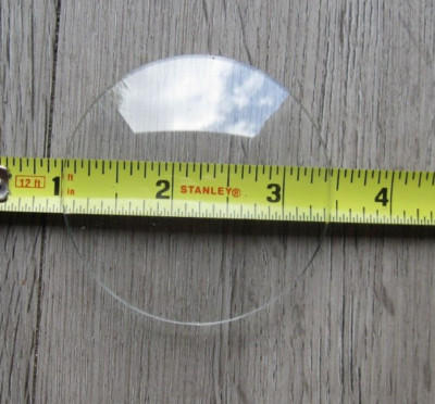 convex glass clock face cover dome 2-7/16" diameter antique | eBay