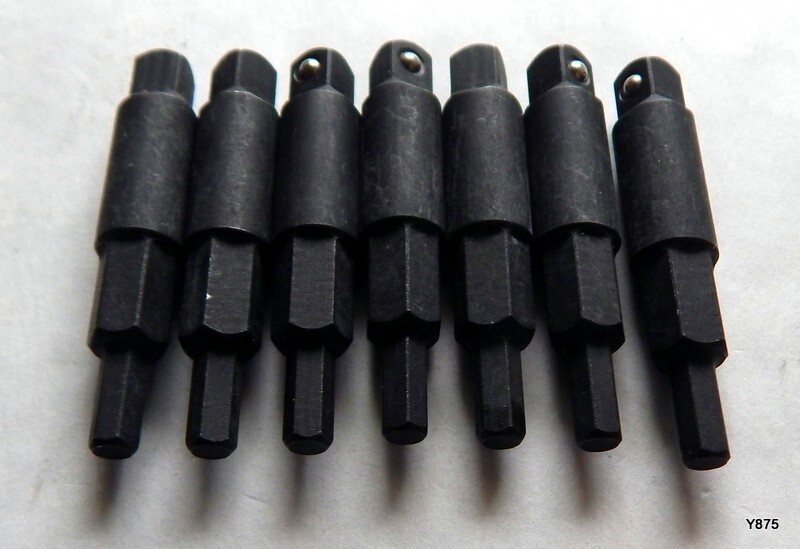 7 QTY 1/4" HVAC Hexagon Key Adapters | eBay