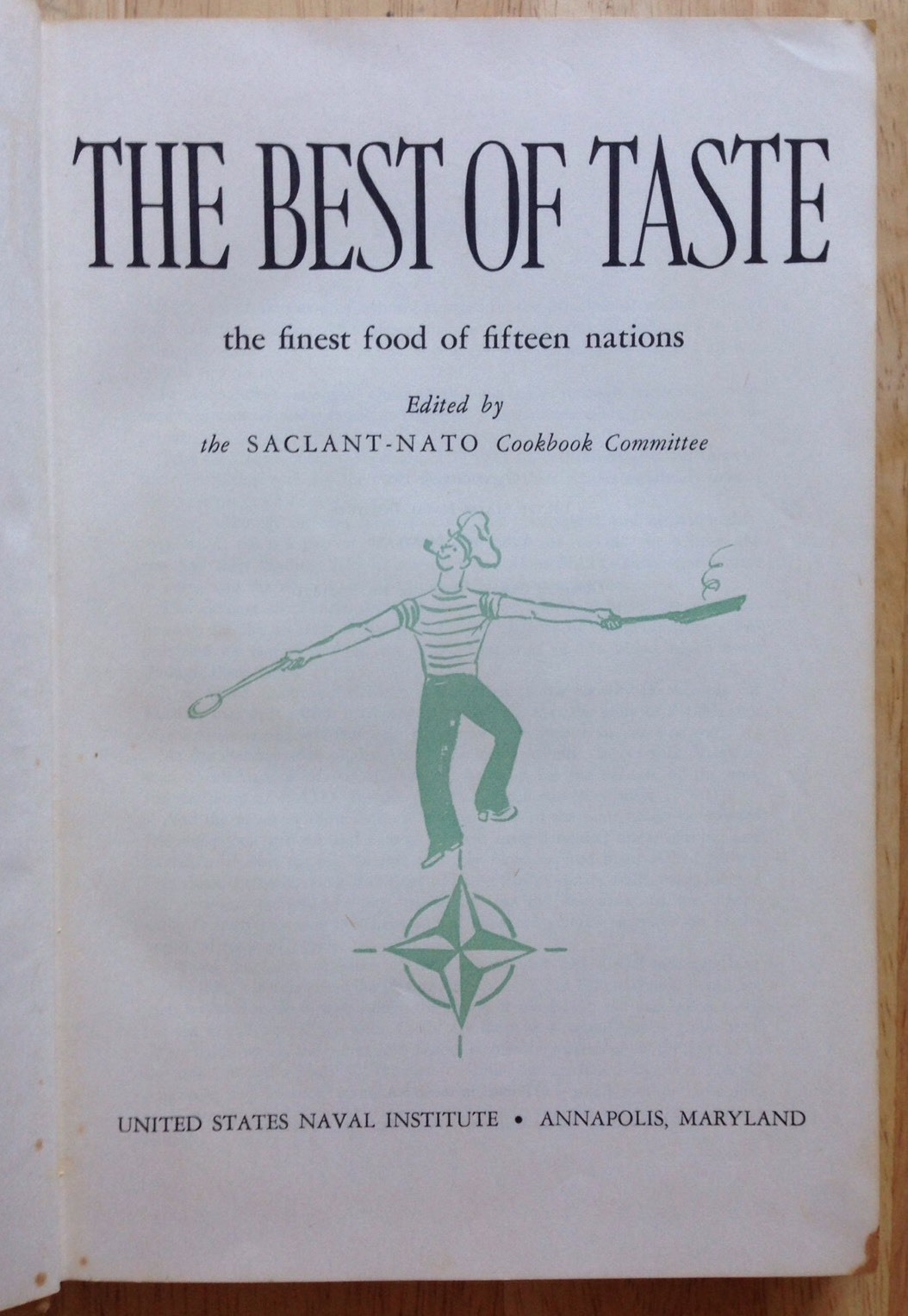 1957 THE BEST OF TASTE, SACLANT - NATO COOKBOOK, NORFOLK, VA | eBay