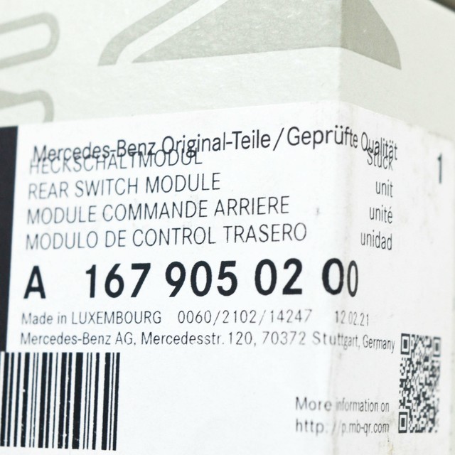 Genuine Rear Bumper Switch Control Module for MERCEDES A1679050200 for ...