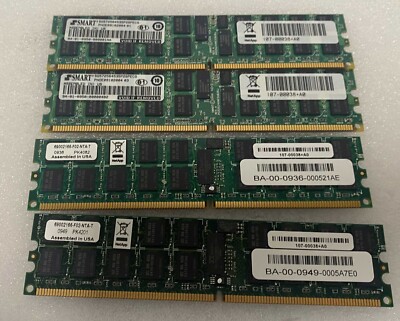 (4x 2GB) 8GB NetApp X3187-R5 107-00038+A0 FAS31x0 DIMM RAM Memory ...