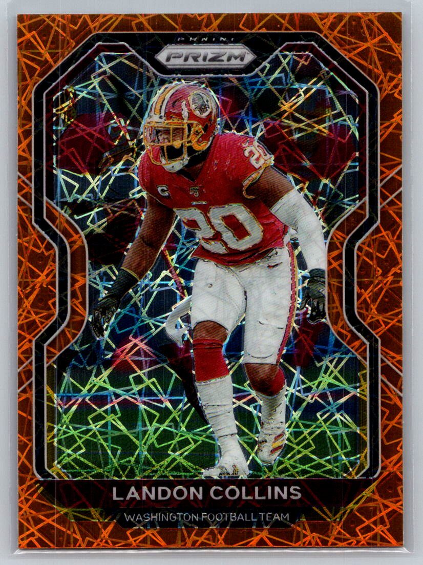 2020 Panini Prizm #184 Landon Collins Orange Lazer COMMANDERS | eBay