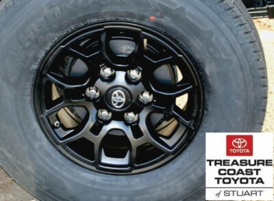NEW OEM TOYOTA BLACK ALUMINUM SR EDITION 16 INCH WHEELS 4 PIECE SET | eBay