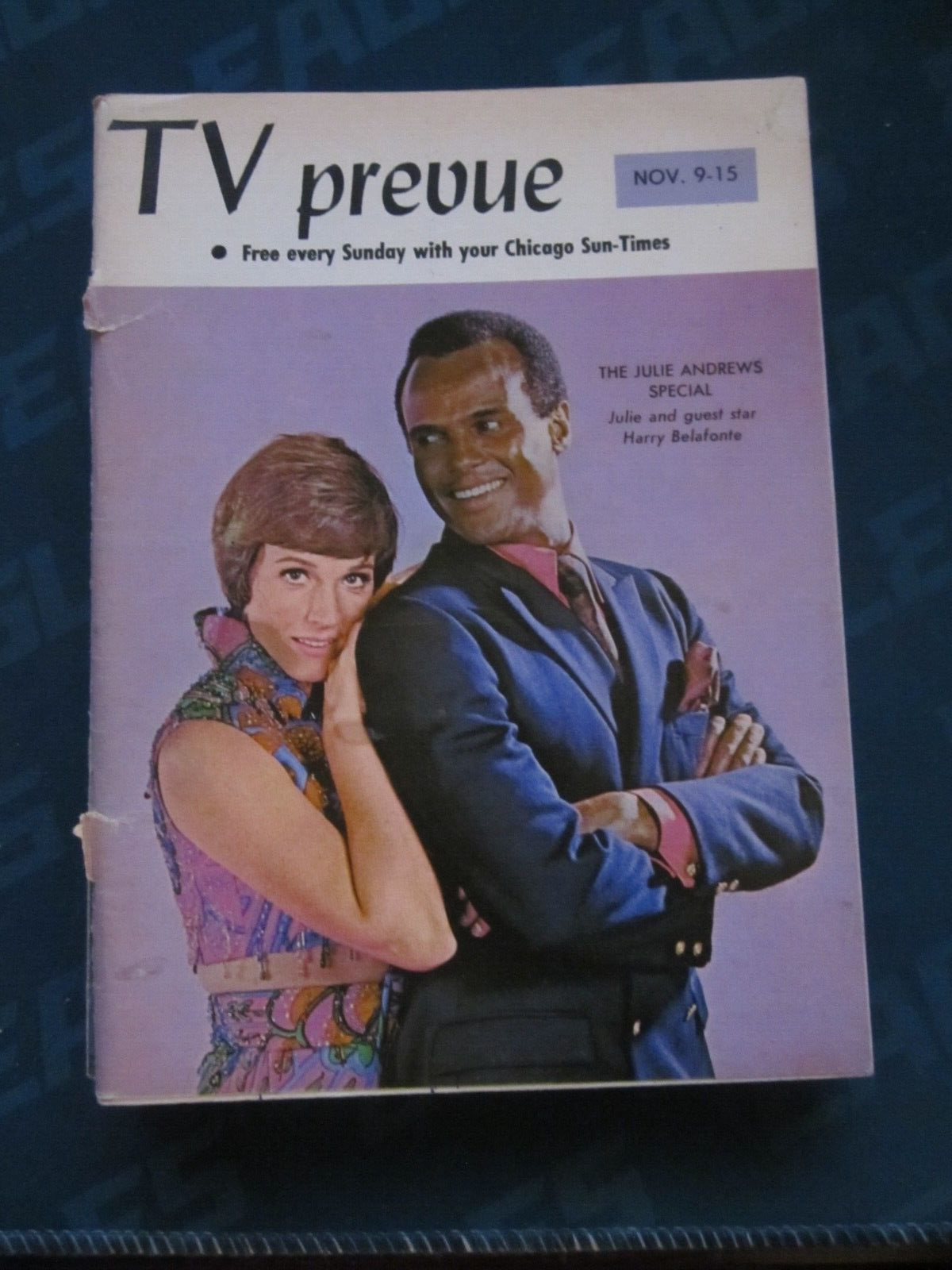 TV Prevue Magazine Regional Guide November 1969 Julie Andrews Harry ...