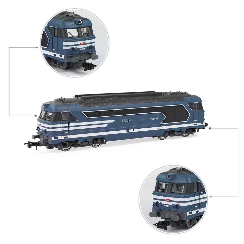 1 Unit Evemodel Train HO Scale 1:87 Model Railroad Locomotives HCT8702 ...