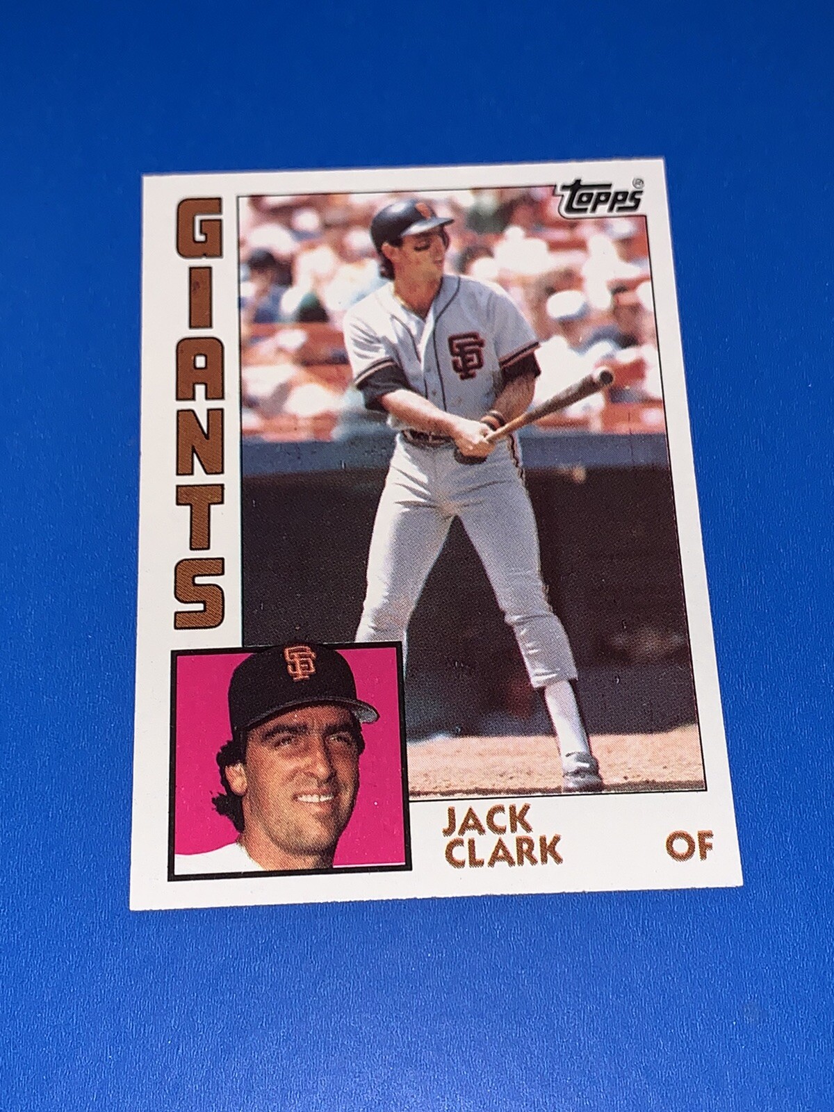 1984 Topps Jack Clark Baseball Card #690 San Francisco Giants Set Break ...
