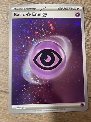Psychic Energy 005 Holo Swirl ENGLISH - Pokemon 151 - Pokemon TCG Never ...