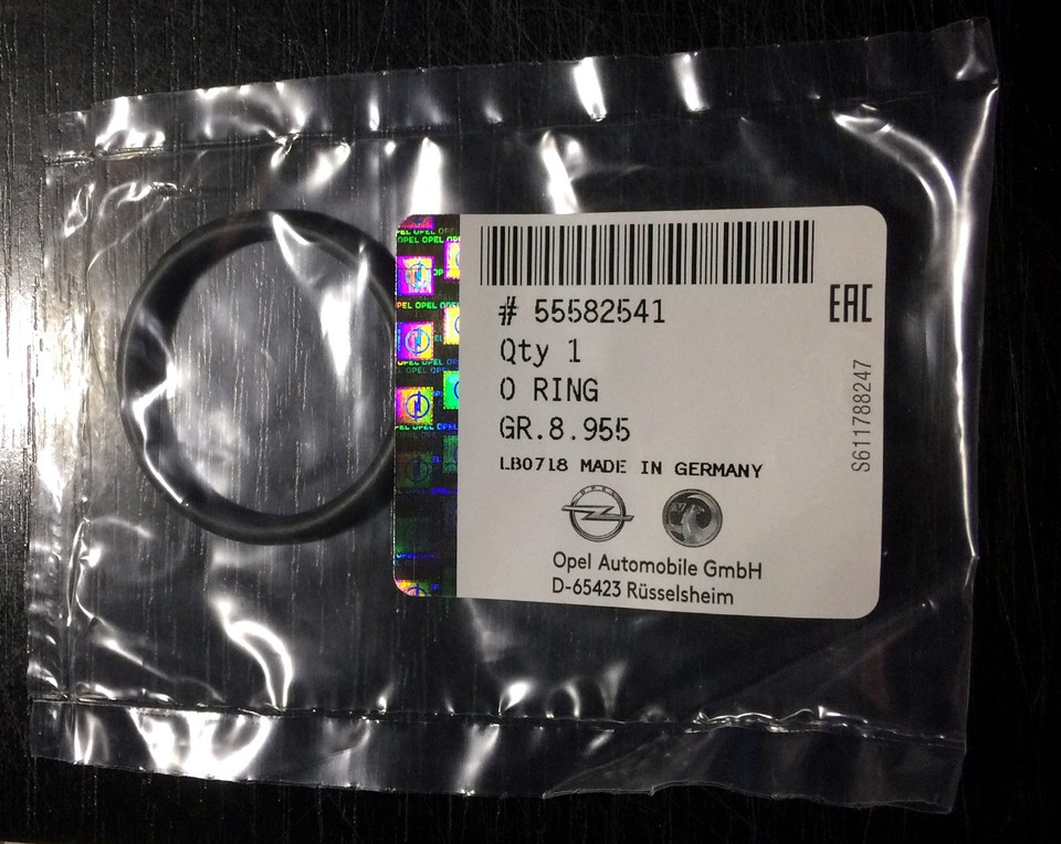 Opel Vauxhall Saab Chevrolet oil cap seal o ring 55582541 650105 ...