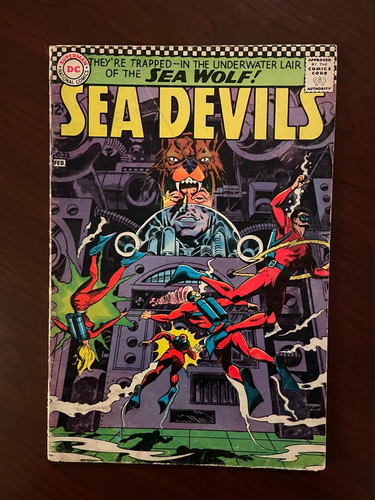 Sea Devils #33 (DC Comics 1967) Silver Age Henry Boltinoff Sea Wolf 4.0 ...