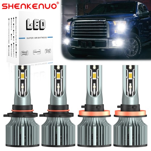 For Ford Escape 2013-2016 2018-2020 9005+H11 LED Headlight Bulb High ...