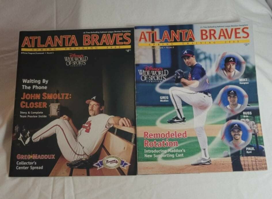 Atlanta Braves 2002 and 2003 Spring Training Programs Wide World of ...