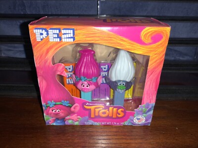 Pez Dreamworks TROLLS Poppy & Guy Diamond 2pc MINI Set- NEW | eBay