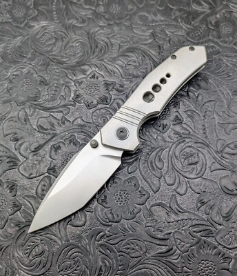 Brian Efros Mac Doom Custom Folding Knife - Titanium, Magnacut - Made ...