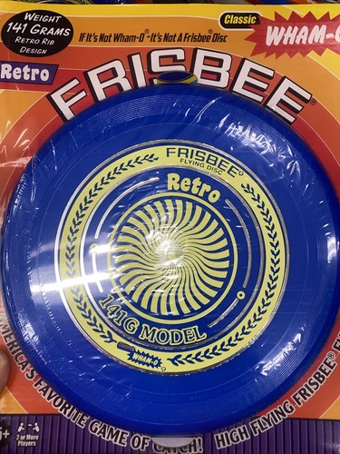 Wham-O 141G Model Flying Disc Frisbee (Retro World Class) Blue New ...