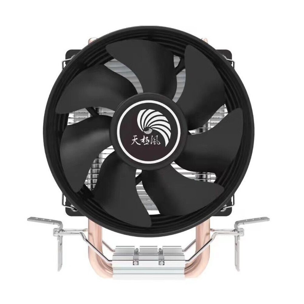 AU Dual Heat Pipes CPU Cooler DC 12V Desktop CPU Cooling Fan for Intel ...