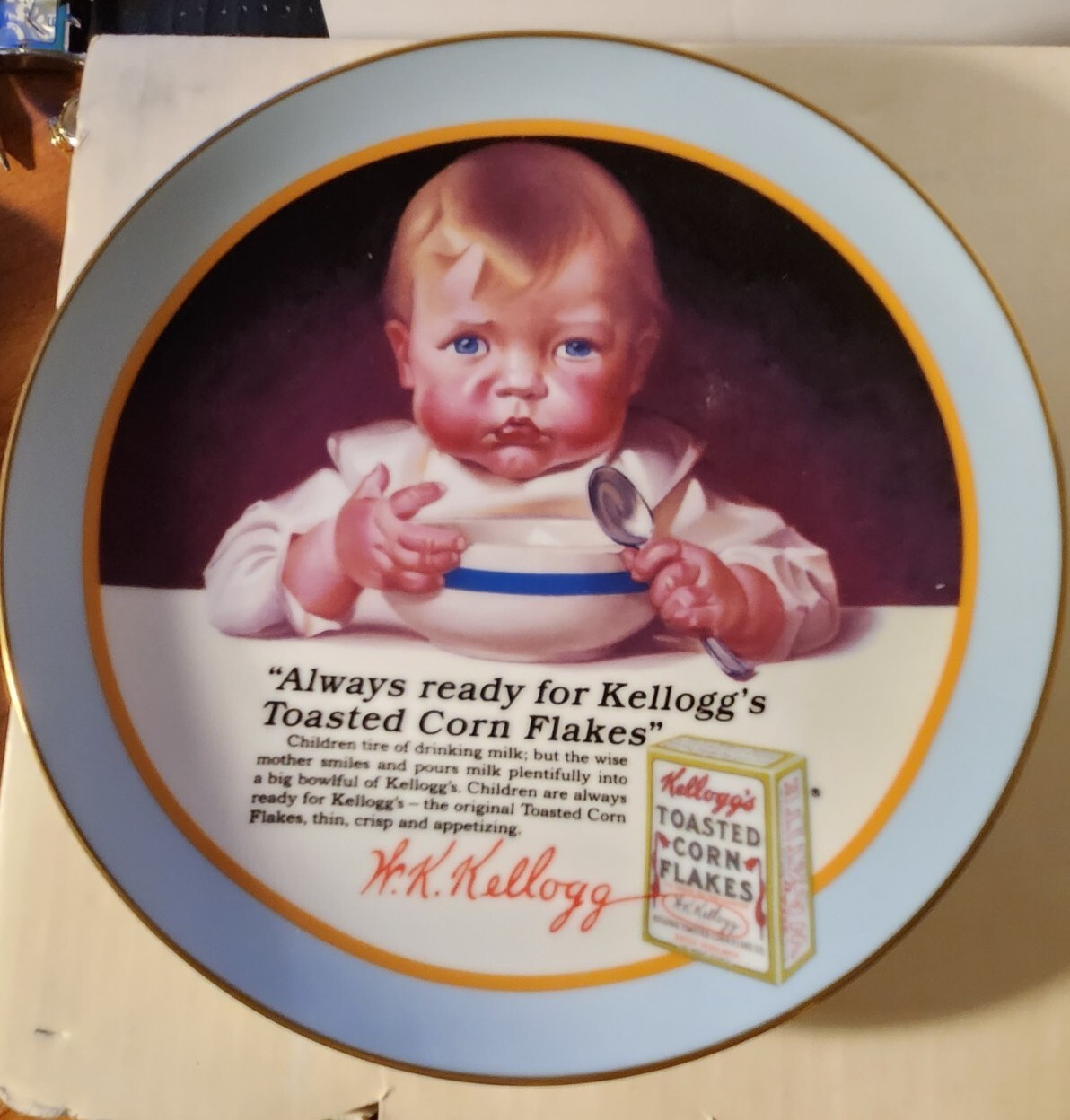 Limited Edition Kellogg Nostalgia Collection Advertising Ceramic Plate ...