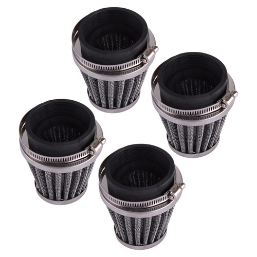 4x 52mm Air Filter Cleaner Pods Fit for Kawasaki Suzuki Yamaha | eBay