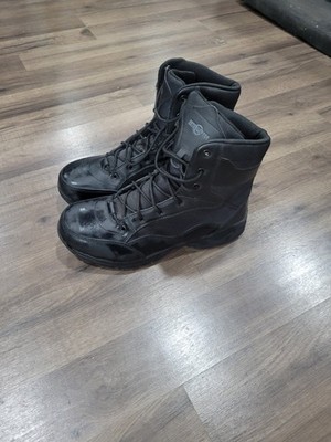 Interceptor Mens Tactical Boots Size 12 Black Leather & Synthetic ...