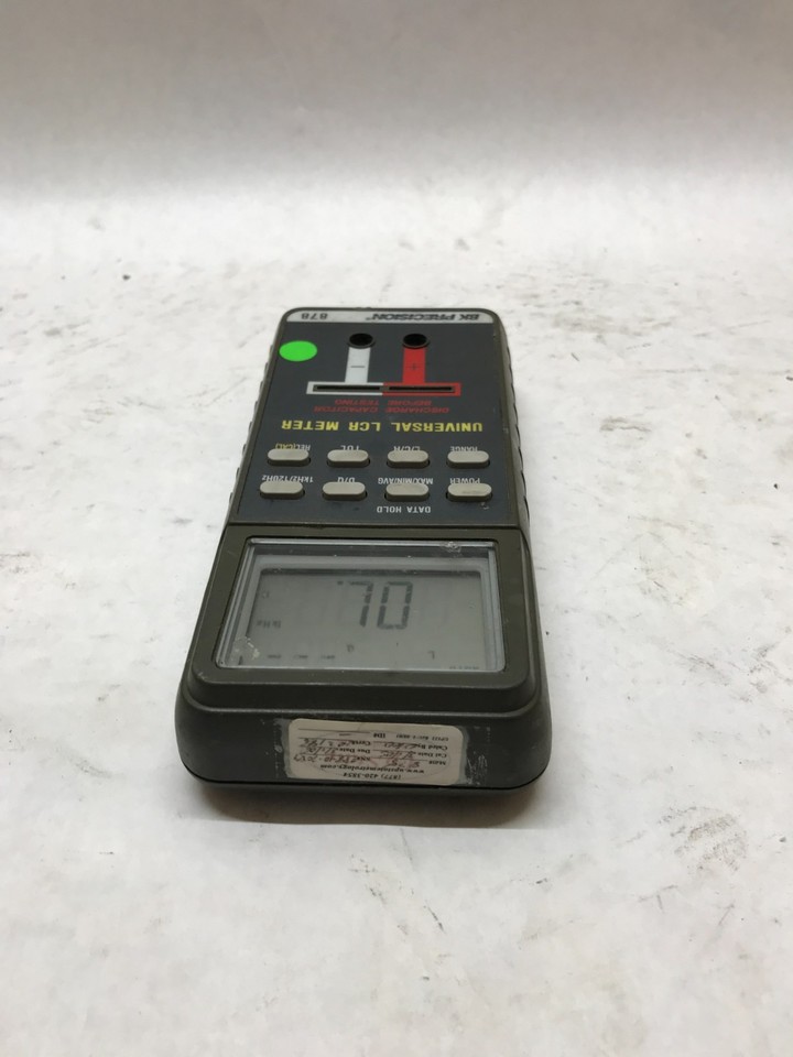 BK Precision 878 Universal LCR Meter Tested & Working NO ACCESSORIES ...