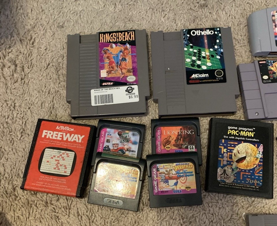 video game lot of unused, untested, Sega, NES, Atari, Wii, GameCube | eBay