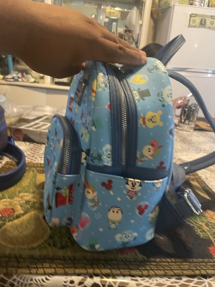 Loungefly Disney Parks Chibi Backpack Characters Attractions Pattern | eBay