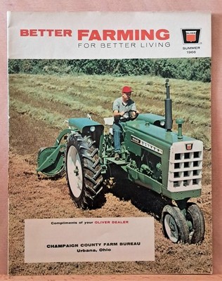 Oliver Better Farming Better Living Magazine Tractors Farm Summer 1966 ...