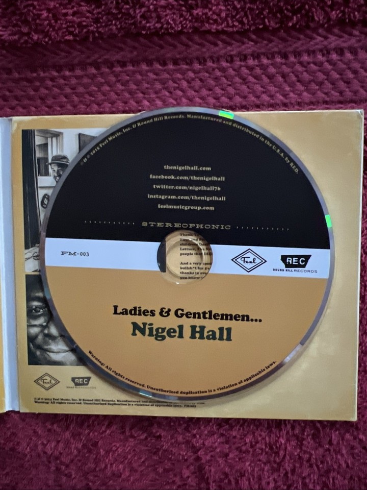 Ladies and Gentlemen Nigel Hall by Nigel Hall (CD, 2016) 867141000128| eBay