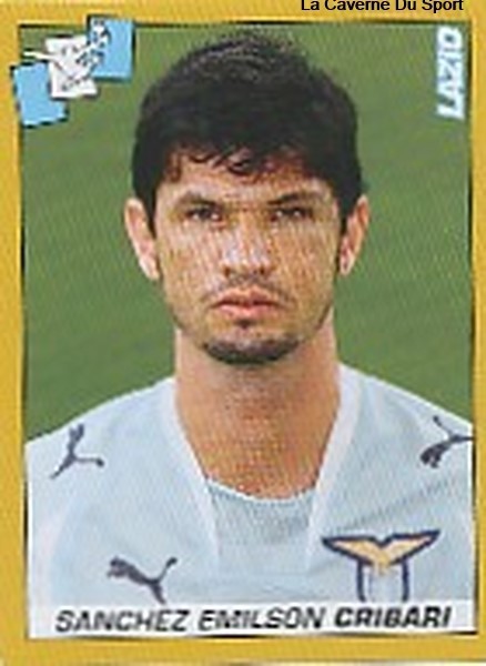 200 EMILSON CRIBARI # BRAZIL LAZIO STICKER FIGURINA PANINI CALCIATORI ...