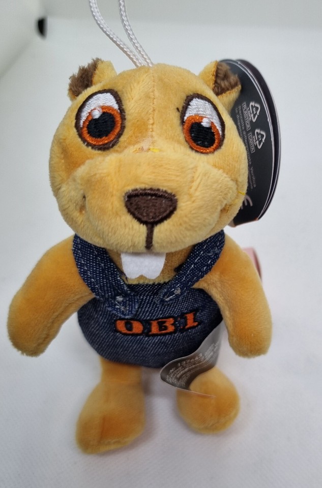 Plush Toy - Obi - Beaver - Mascot - Advertising - Approx 16cm NEW | eBay