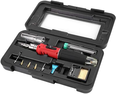 Cordless Auto Ignition Butane Gas Soldering Iron Kit Self Ignite ...