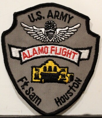US Army Fort Sam Houston Alamo Flight Large Full Color Patch Insignia ...