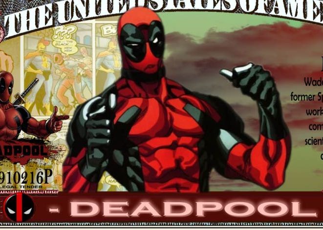 DeadPool Million Dollar Bill Play Funny Money Novelty Note + FREE ...