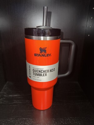 NEW Stanley Neon Orange 40oz Quencher Special Spring Fling Collection ...