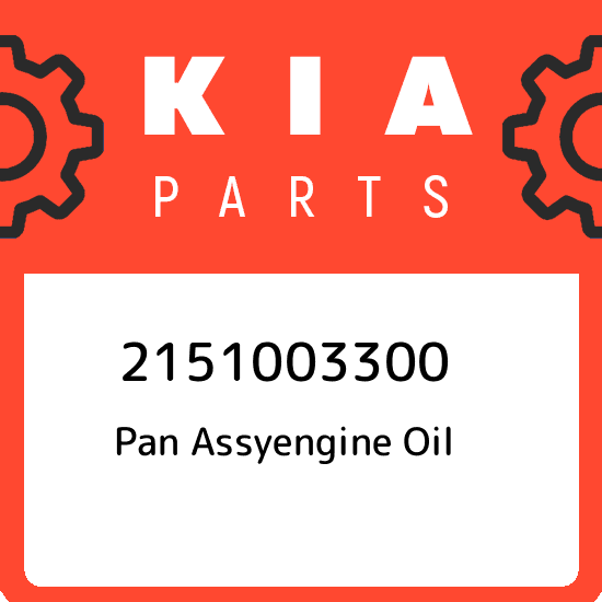 2151003300 Kia Pan Assyengine Oil 2151003300 Genuine OEM Part for sale ...