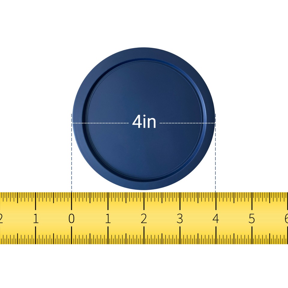 Replacement Lid for Pyrex 1-CUP Storage Cover 4" Bowl 7202-PC Blue (10 ...