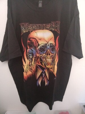 MEGADETH ORIGINAL XL New T Shirt live nation merchandise | eBay