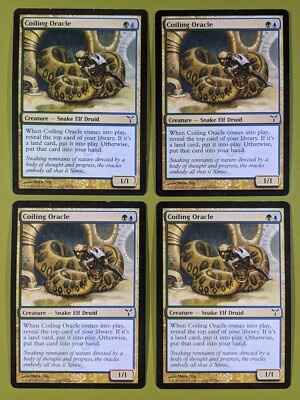 Coiling Oracle x4 Dissension 4x Playset Magic the Gathering MTG | eBay