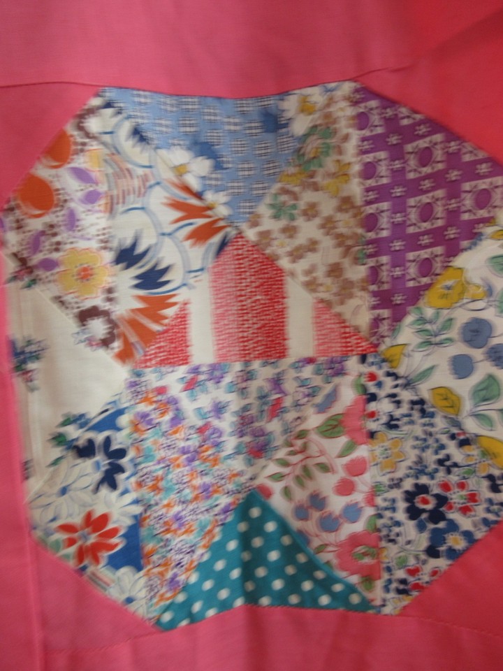 Vintage Quilt Squares Unfinished Project 35 Squares Memory Fabrics ? | eBay