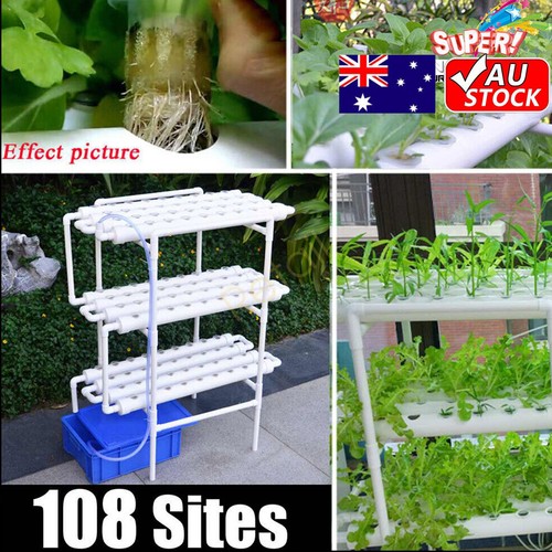 2025 Grow Hydroponic Ladder Plant Vegetable Flower Garden System Tool ...