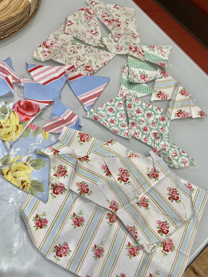 Cath Kidston Fabric Scraps for quilting/crafts floral rose | eBay
