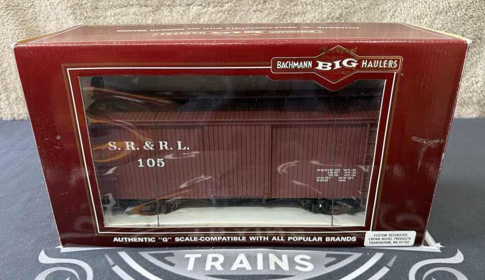 Bachmann 95370 20' Box Car Sandy River & Rangeley Lakes Real LN Narrow ...