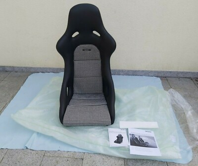 RECARO CLASSIC POLE POSITION SEAT, REAL LEATHER / PEPITA FABRIC, BRAND ...