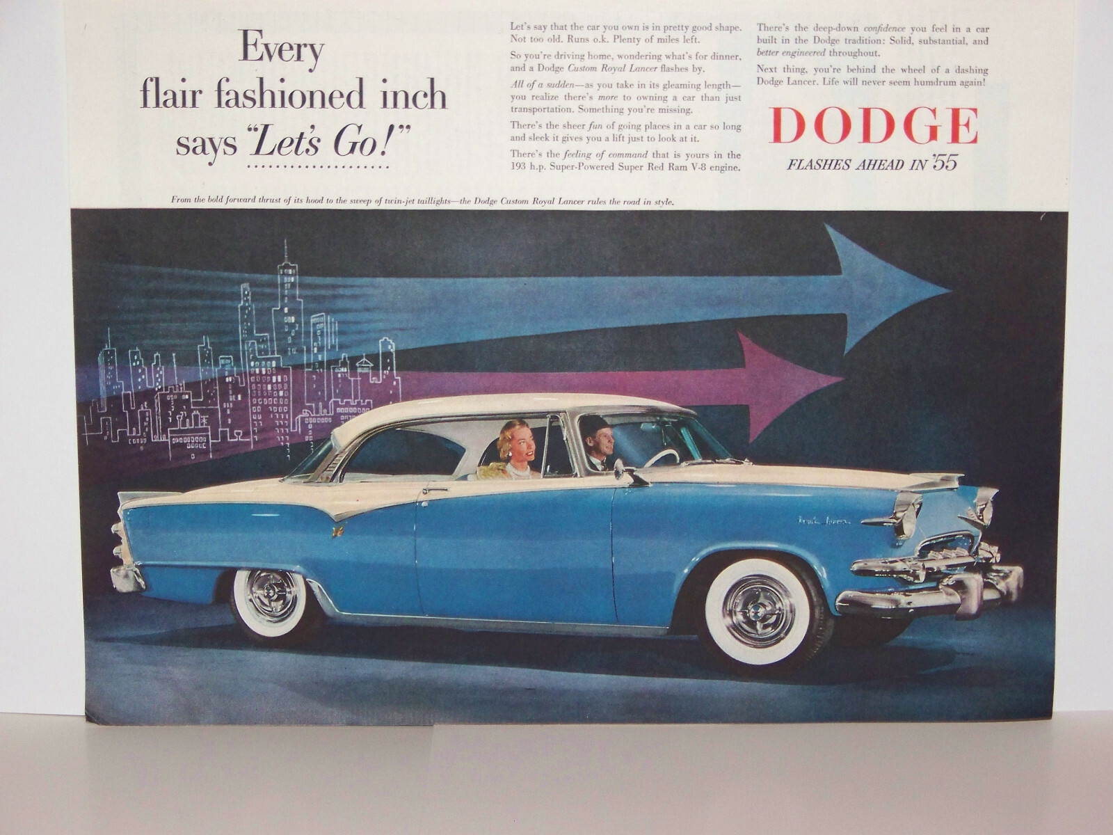 Original 1955 Dodge Magazine Ad | eBay