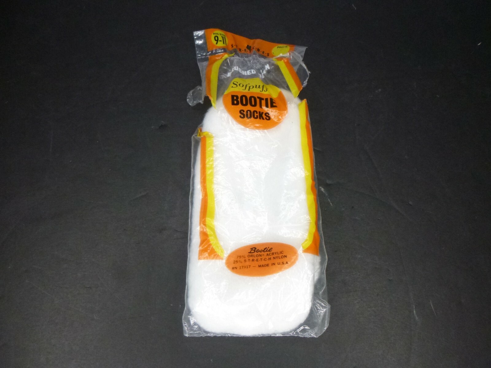 NOS Vtg SofPuff White Brushed 75% Orlon Ankle Loungin… - Gem