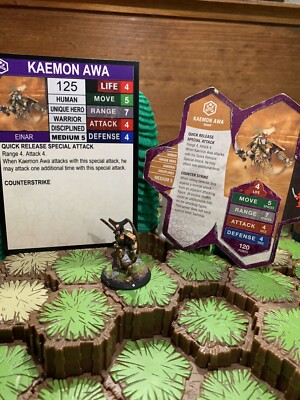 Kaemon Awa - Heroscape - With Bonus Alternative Card | eBay