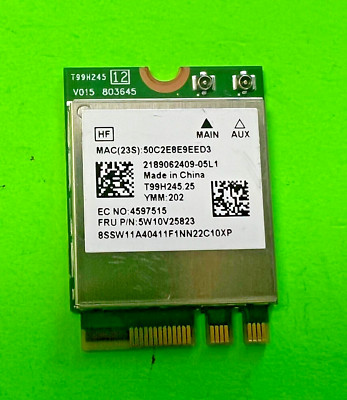 5W10V25823 Lenovo OEM Mediatek MT7921 WiFi6 Wireless Card WLAN ...