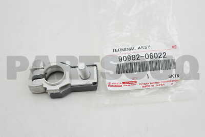 9098206022 Genuine Toyota TERMINAL, BATTERY NEGATIVE 90982-06022 | eBay