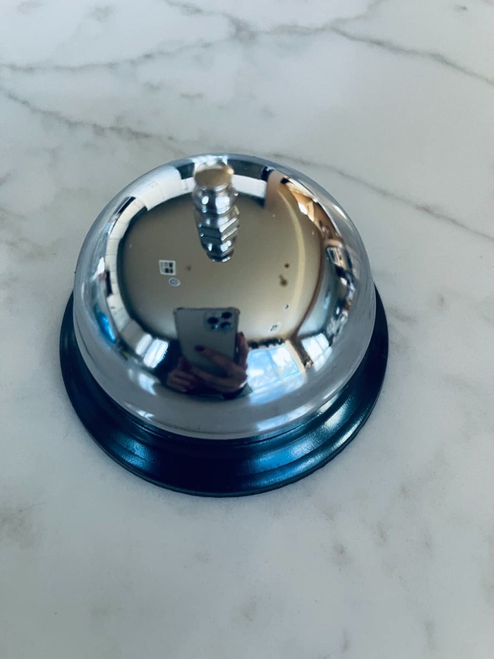 2 Pack Desk Counter Service Bell for Hotels Schools Restaurants ...