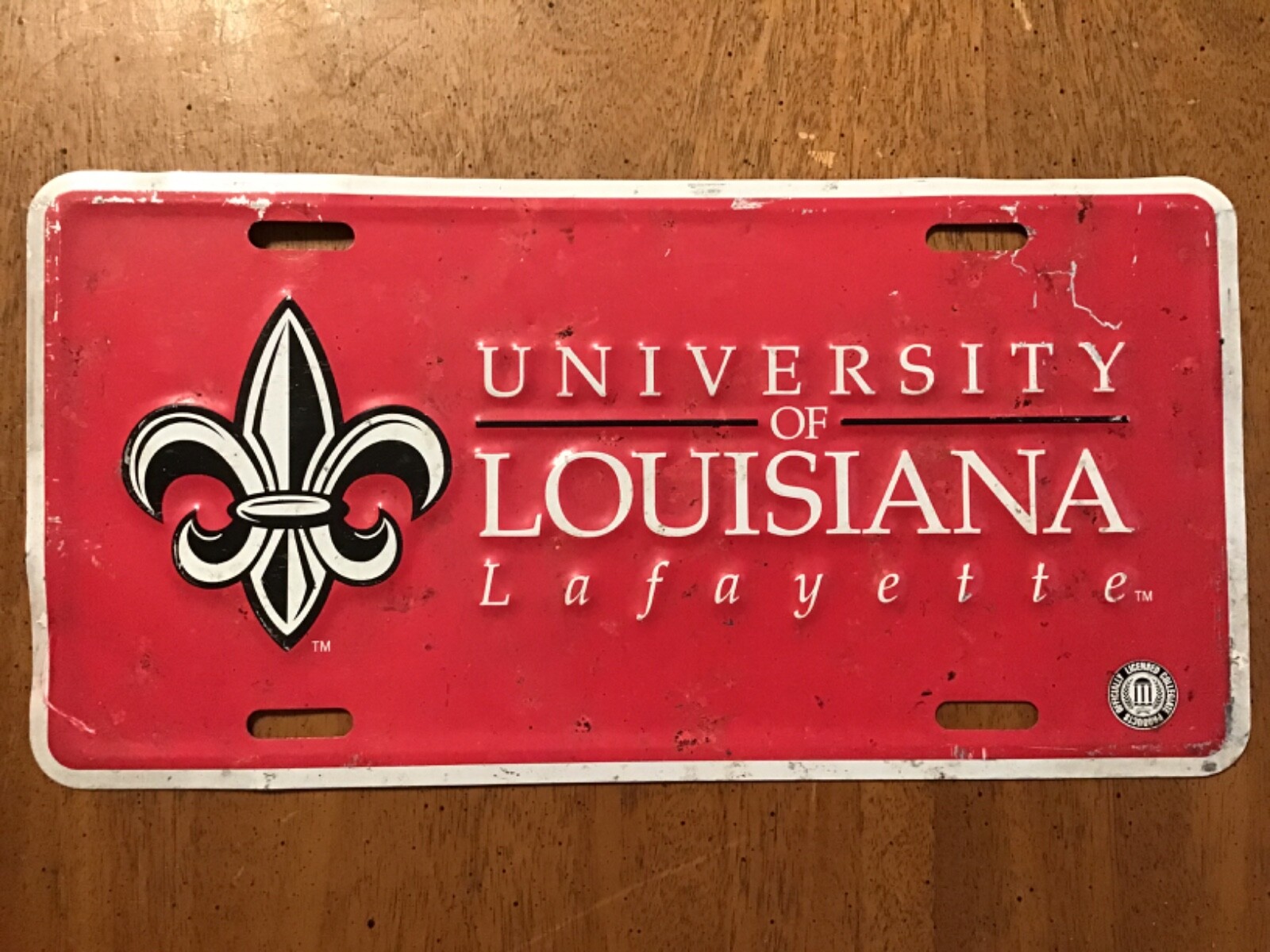University of Louisiana Lafayette License Plate Booster novelty | eBay