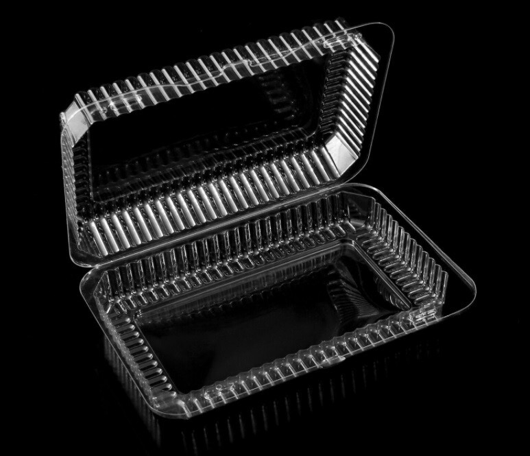Disposable 50 100 Plastic Clear Boxes Food Storage for Cake, Salads ...